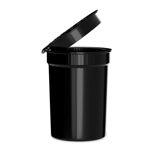 Pop Top - Child Resistant - 30 Dram - 272ct - Black