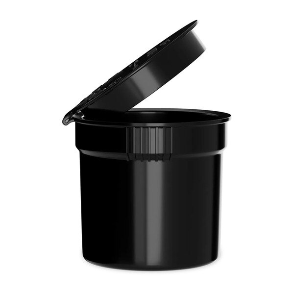 Pop Top - Child Resistant - 90 Dram - 75ct - Black