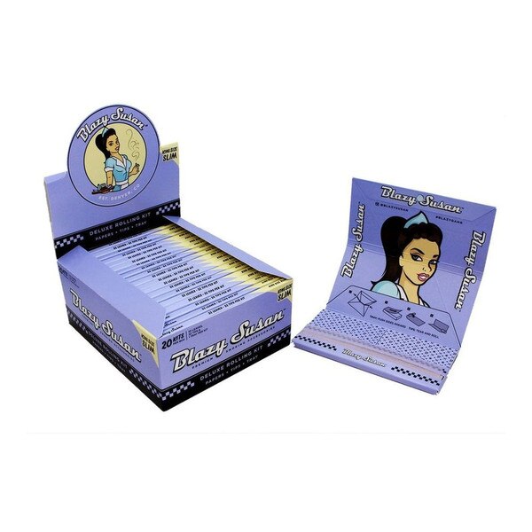 Blazy Susan Purple Papers - King Size Slim Deluxe Kit - 20 Booklets