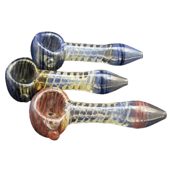 4" Glass Pipe O/S Spiral
