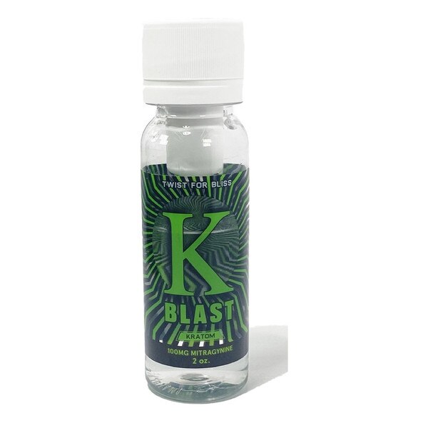K Blast Kratom 12 Count Display
