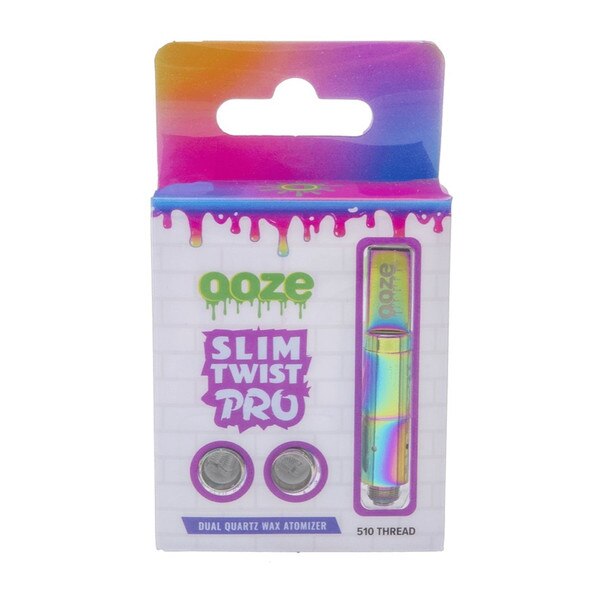 Ooze Slim Twist Pro Atomizer- Rainbow