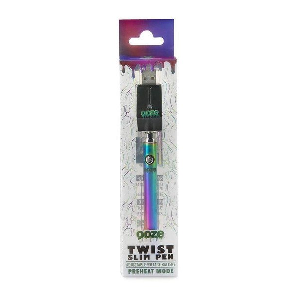 Ooze Slim Pen TWIST Battery + Smart USB - Rainbow