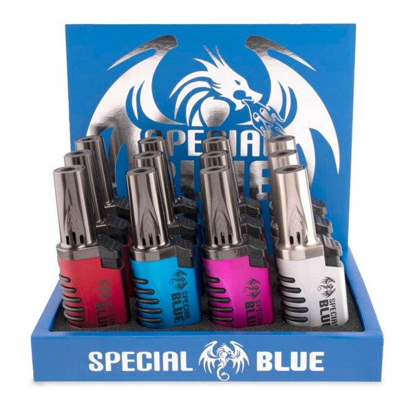 Special Blue MOD Rubber Torch Display - 12pk
